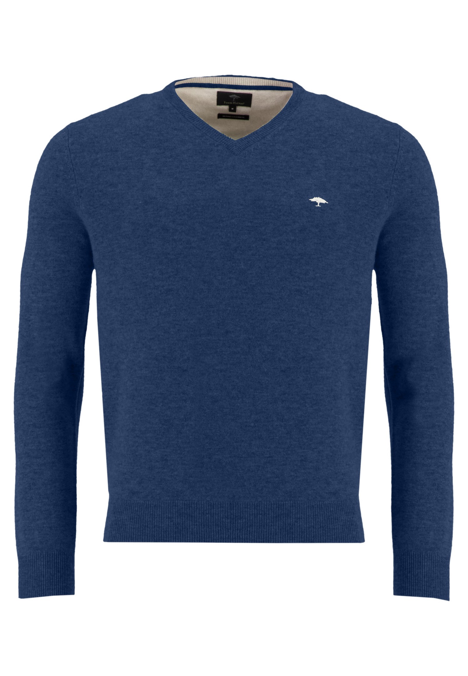Fynch-Hatton Pullover Merino Cashmere V-Neck Trui in kleur Night | Jan ...