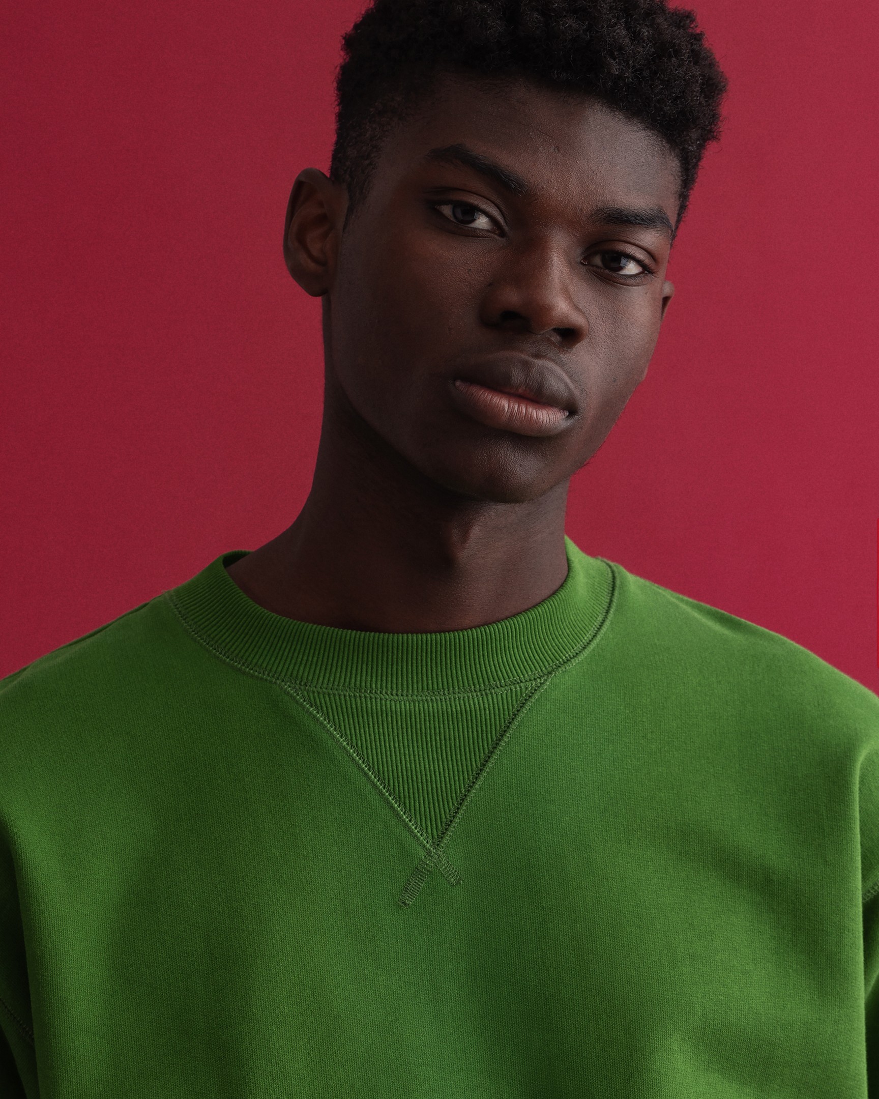 Gant Locker Loop C-Neck Sweat Pullover Light Green | Jan Rozing Men's ...