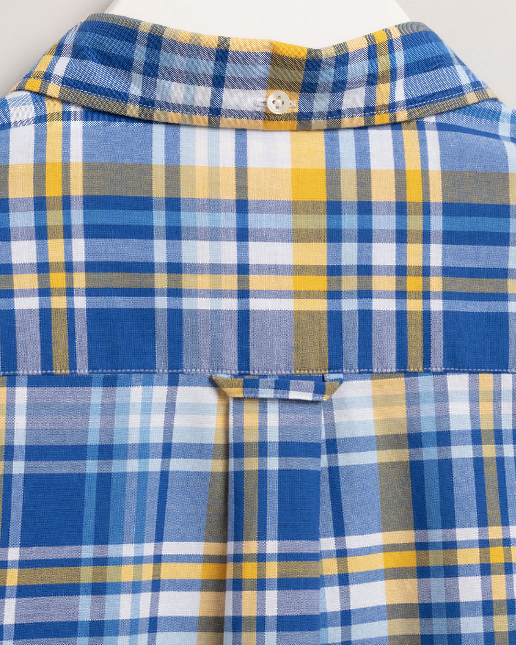 Gant Preppy Oxford Check Overhemd in kleur College Blue | Jan Rozing ...