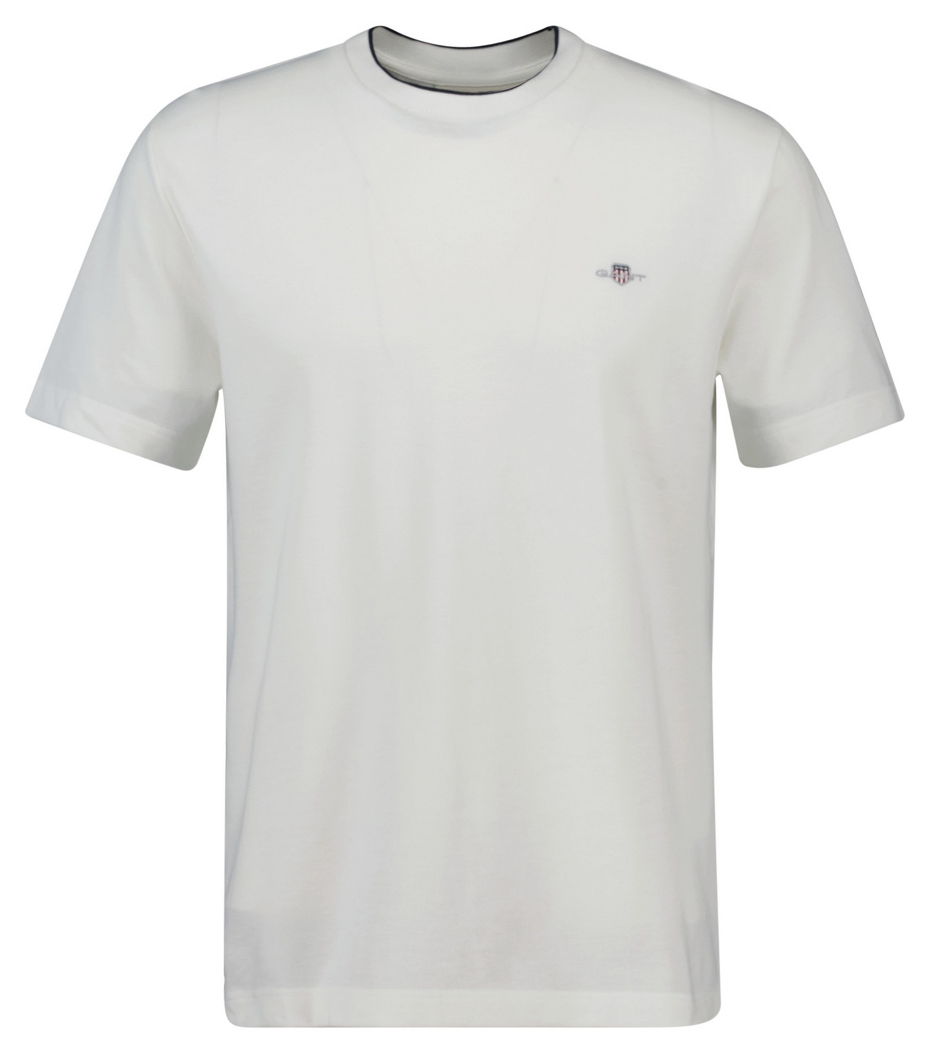 Gant Short Sleeve Uni Color Piqué T-Shirt in kleur Eggshell | Jan ...