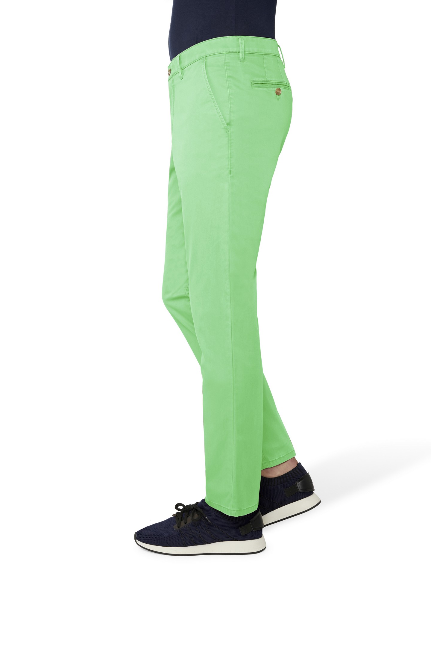 Gardeur Benito Modern Broek in kleur Fel Groen | Jan Rozing Mannenmode