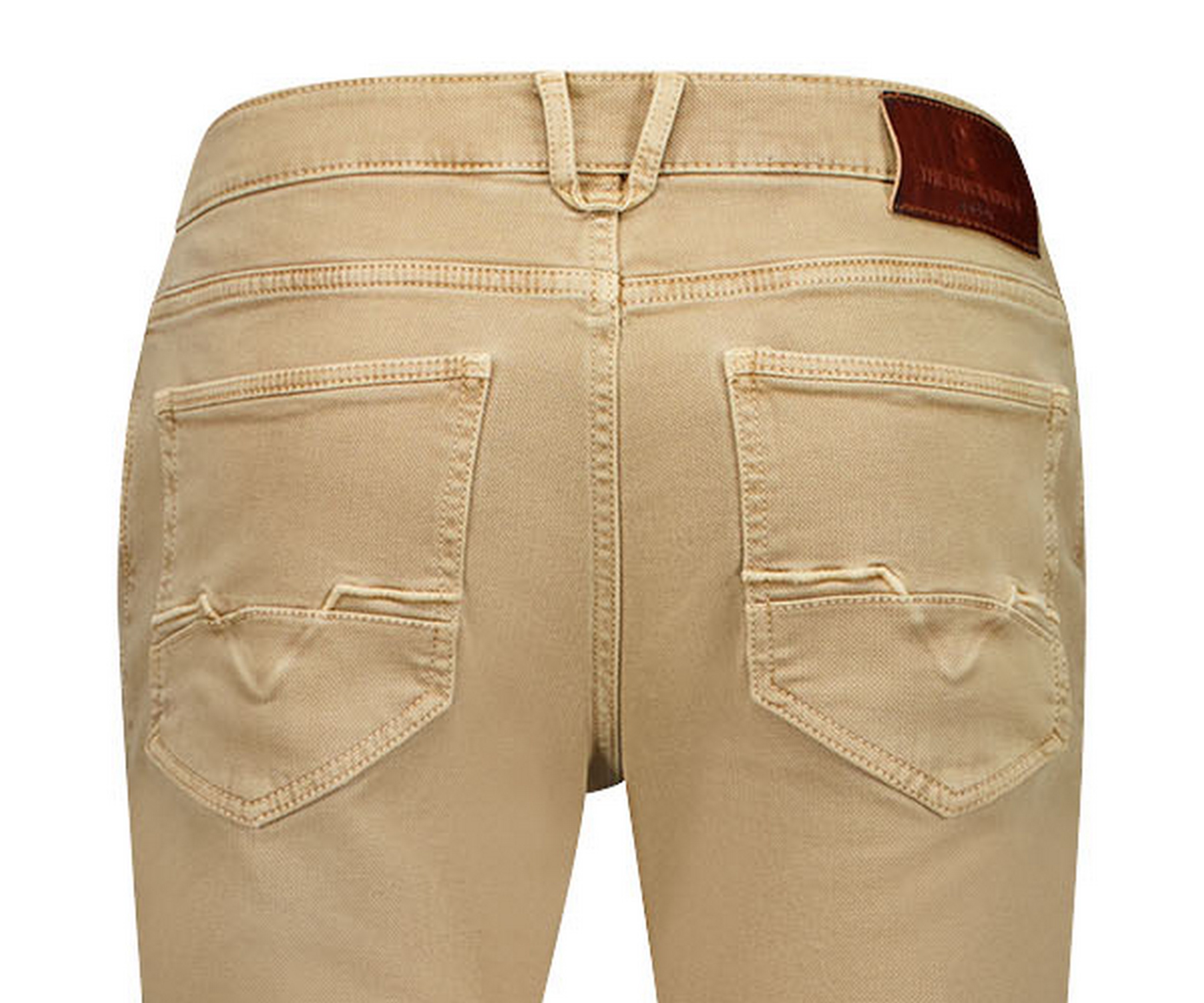 Gardeur Tucker Black Rivet Color Texture Denim Jeans in kleur Camel ...
