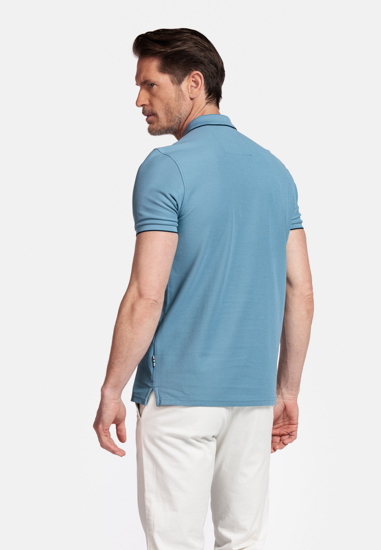 Giordano Nico Signature Two-Ply Supima Cotton Piqué Tipping Detail Polo ...