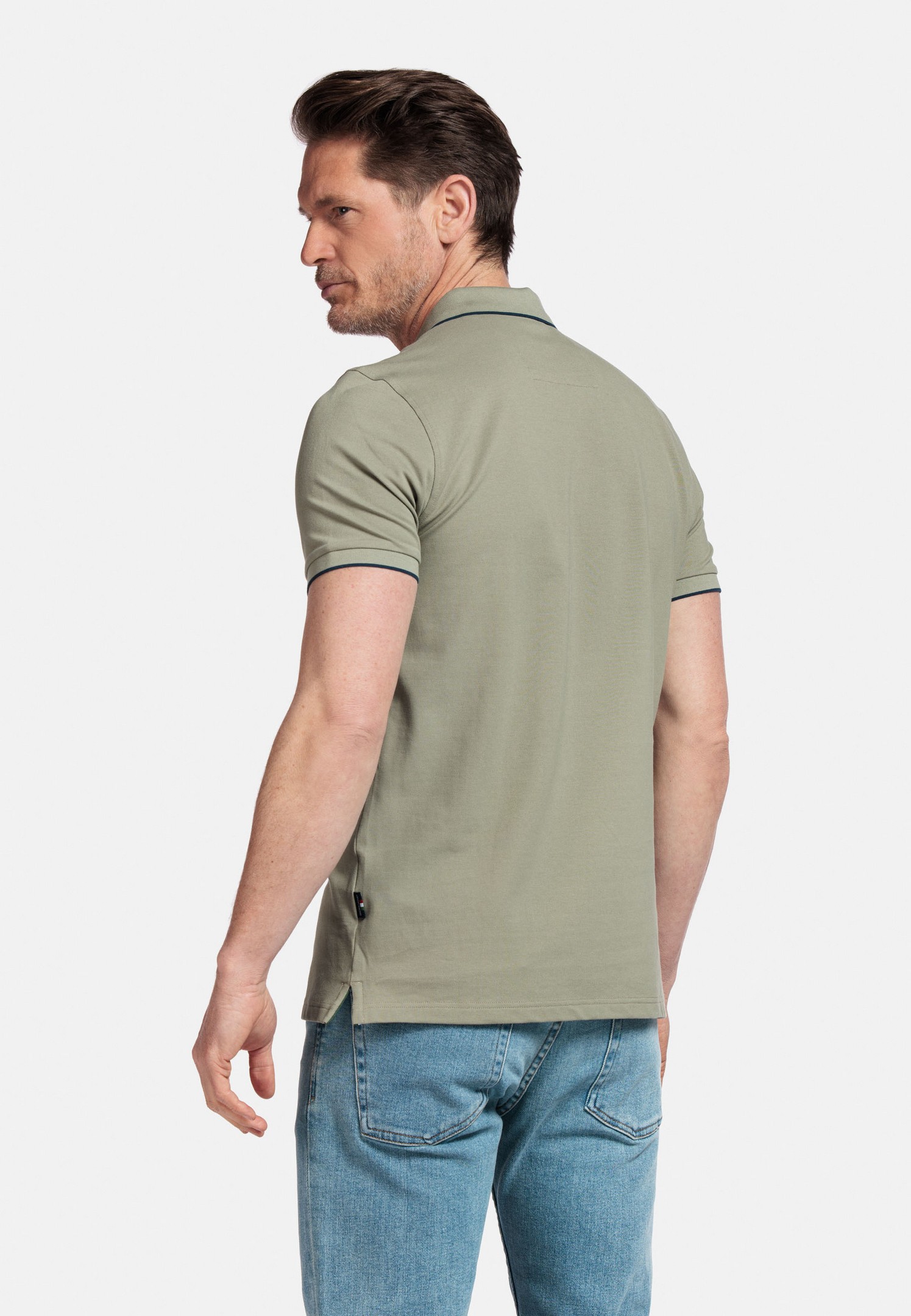 Giordano Nico Signature Two-Ply Supima Cotton Piqué Tipping Detail Polo ...