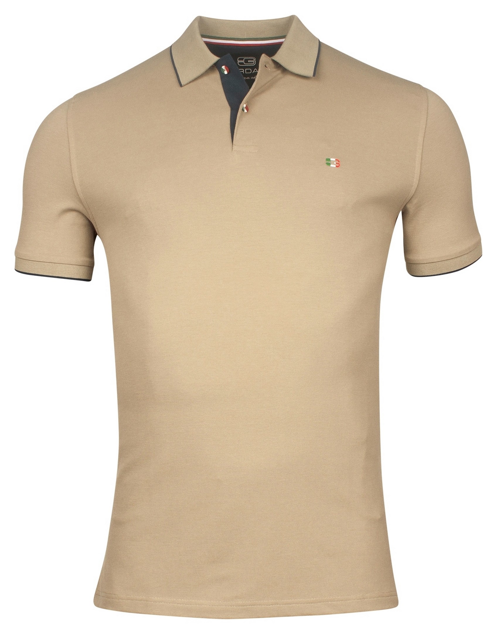 Giordano Nico Signature Two-Ply Supima Cotton Piqué Tipping Detail Polo ...