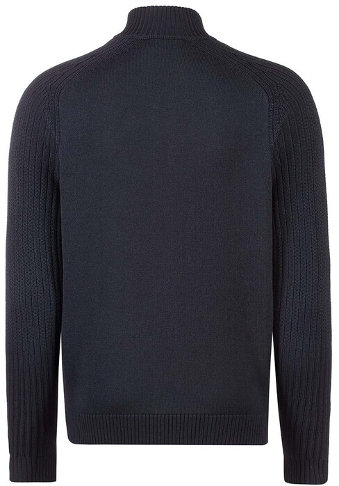 Maerz Bi-Structure Vest in kleur Navy | Jan Rozing Mannenmode