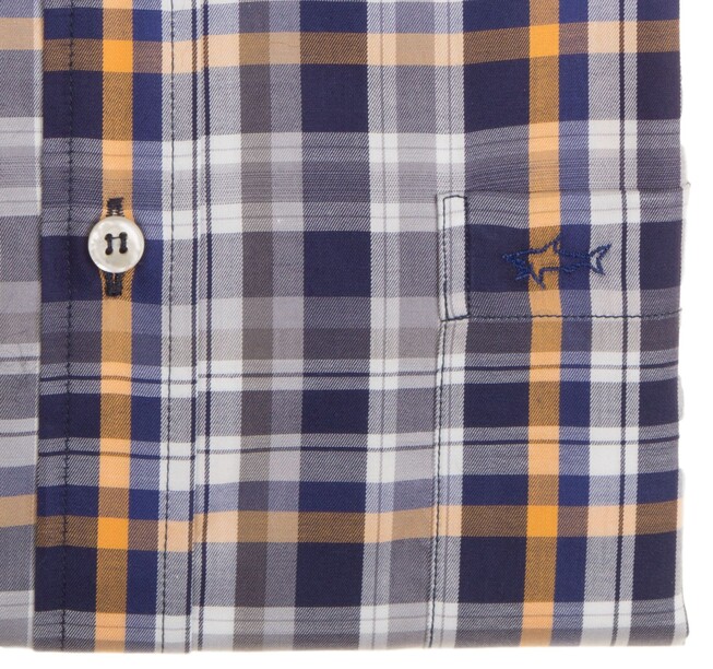 Paul & Shark Multi-layer Check Overhemd in kleur Blauw | Jan Rozing ... Paul & Shark Multi-layer Check Overhemd in kleur Blauw | Jan Rozing ...